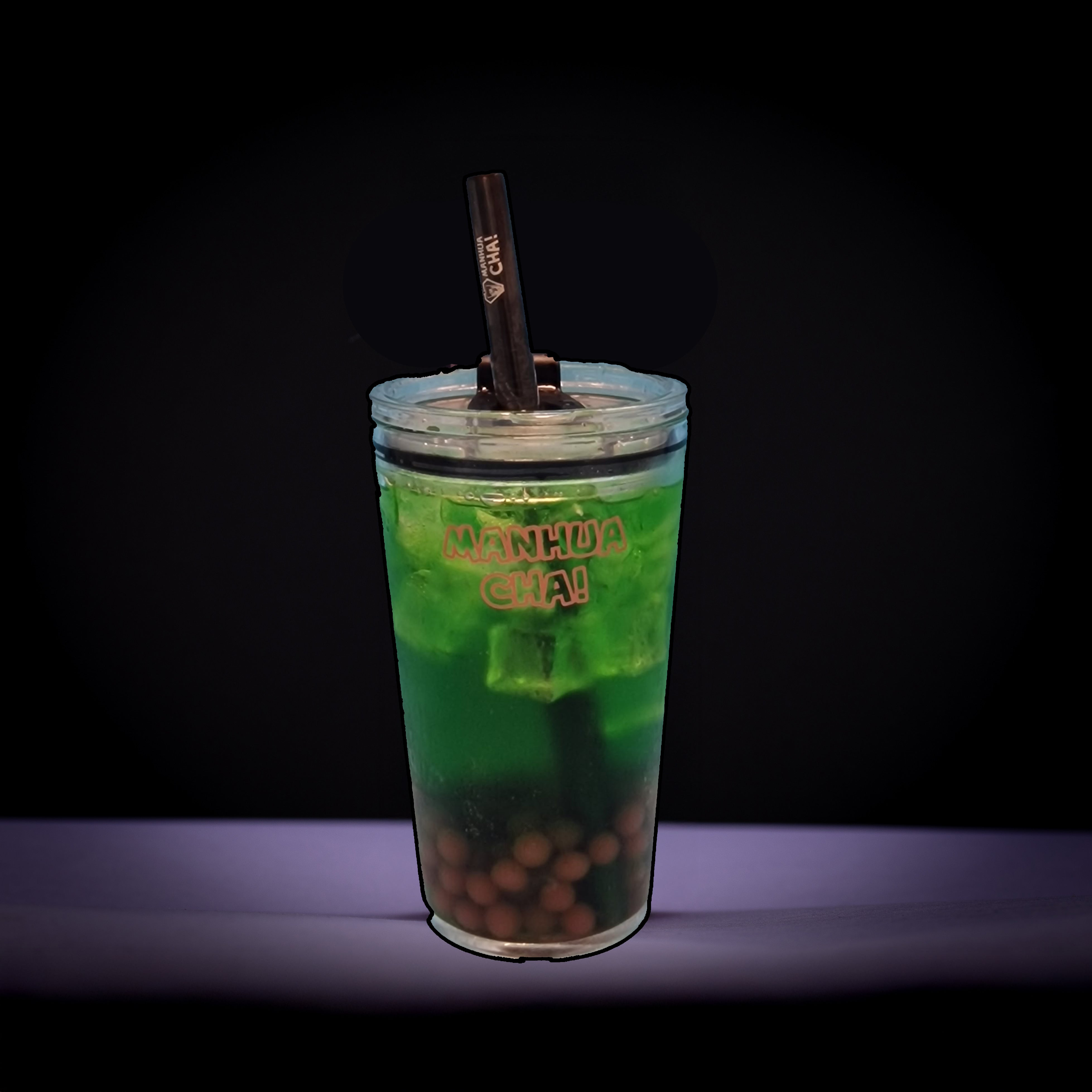 Apple Fruit Tea Bubble Tea Kit | Strawberry Popping Balls | Manhua Cha ...